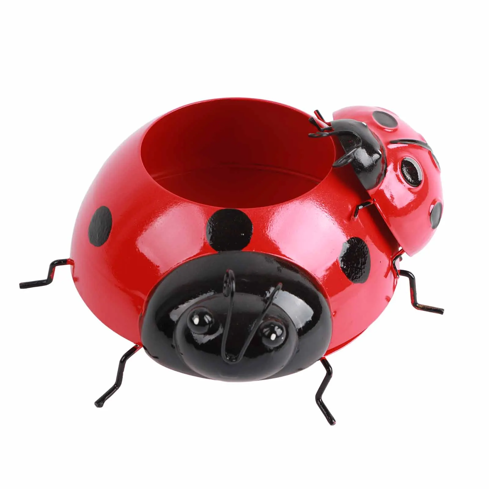 Metal-Ladybug-Flower-Planter-Insect-Design-Flower-Pot-For-Indoor-Or ...