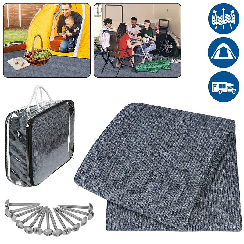 Awning Carpet Camping Carpet Mat Breathable Floor Mat Mesh+13 Ground ...
