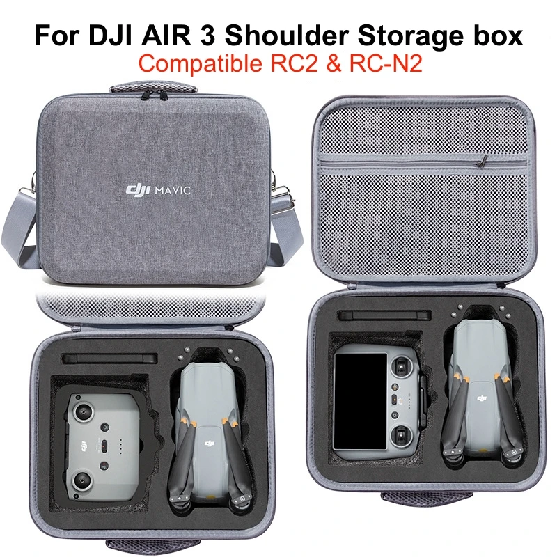 For-DJI-AIR-3-Gray-Shoulder-Bag-Storage-Box-for-DJI-Air-3-Drone ...