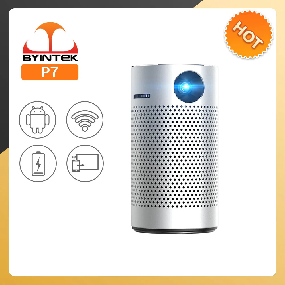 Byintek p7 mini bolso portátil pico inteligente android wifi 1080p tv ...