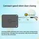 New Upgrade Damping Buffer Automatic Door Closer Punch Free Sliding ...