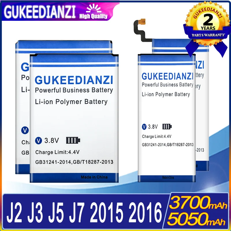 Batería para Samsung Galaxy J1 2016 J120F/J2 WIN/J3 2016/J5 2015/J7 2015/2016 J510 SM J510F J700 ...