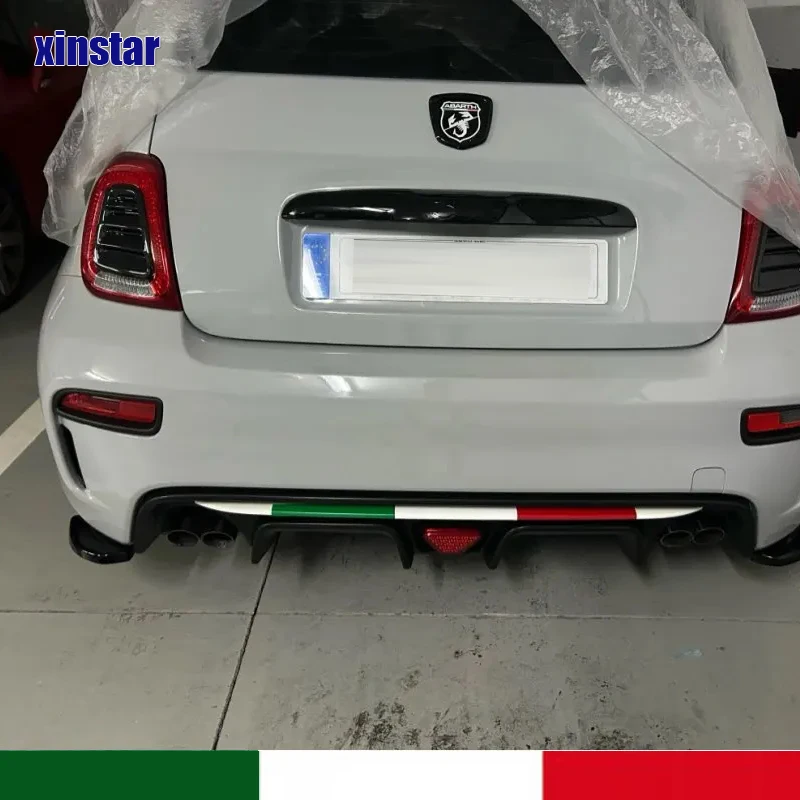 Car Rear Bumper Sticker Decal For Fiat 500 Abarth 595 695 Auto ...