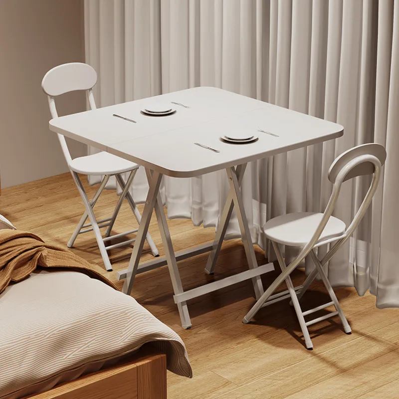 Simple Modern Folding Table Dormitory To Eat Food Tables Family Square ...