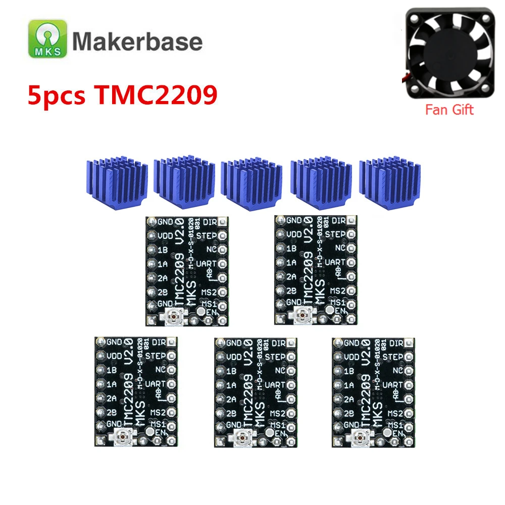 Tmc2209 Stepper Motor Driver Controller Tmc 2209 Engine Stepping Driver ...