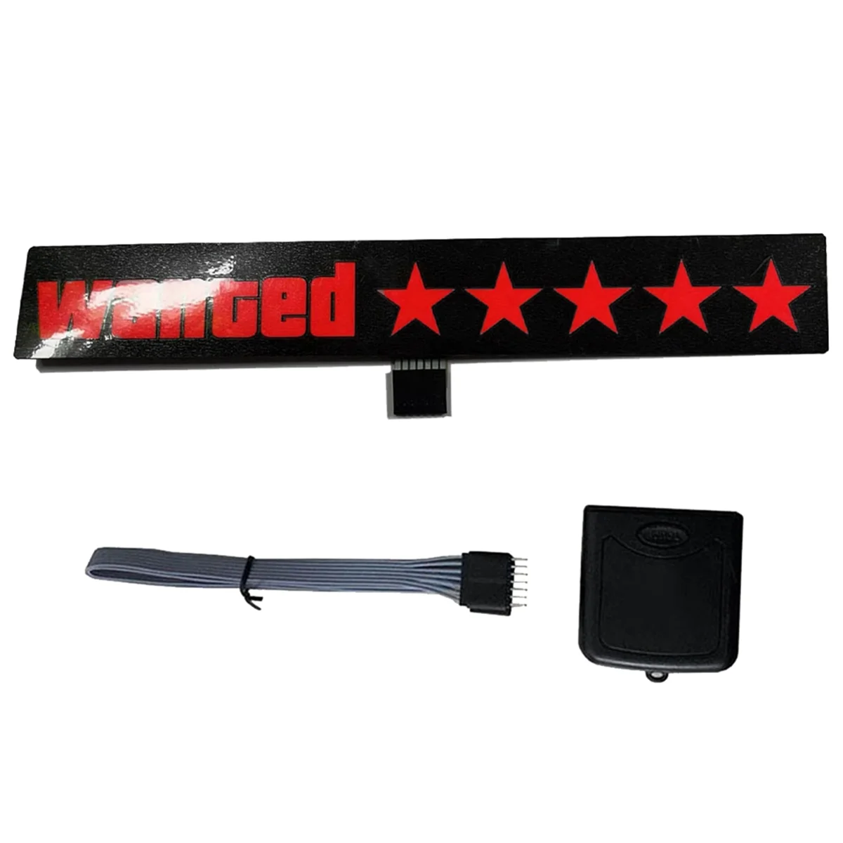Windshield-Electric-5Stars-Wanted-Car-LED-Window-Stickers-Red-Light-Up ...