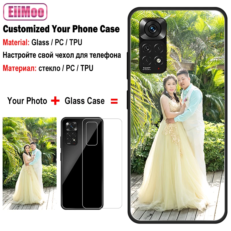 Custom-Photo-Glass-Leather-Case-For-Xiaomi-Mi-Poco-M5S-Redmi-Note-9-10 ...