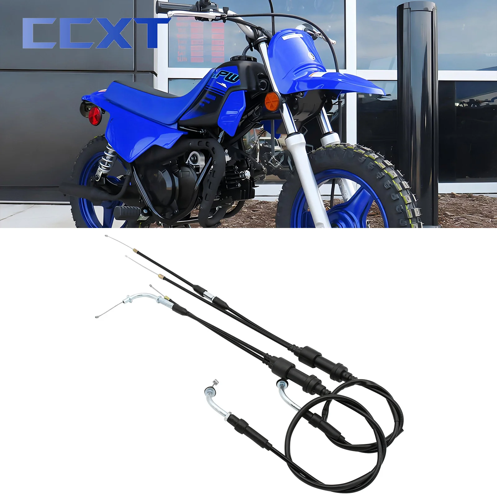 Motorcycle Throttle Cable For Yamaha PY50 Peewee 50 1981-2015 PW50 Y ...