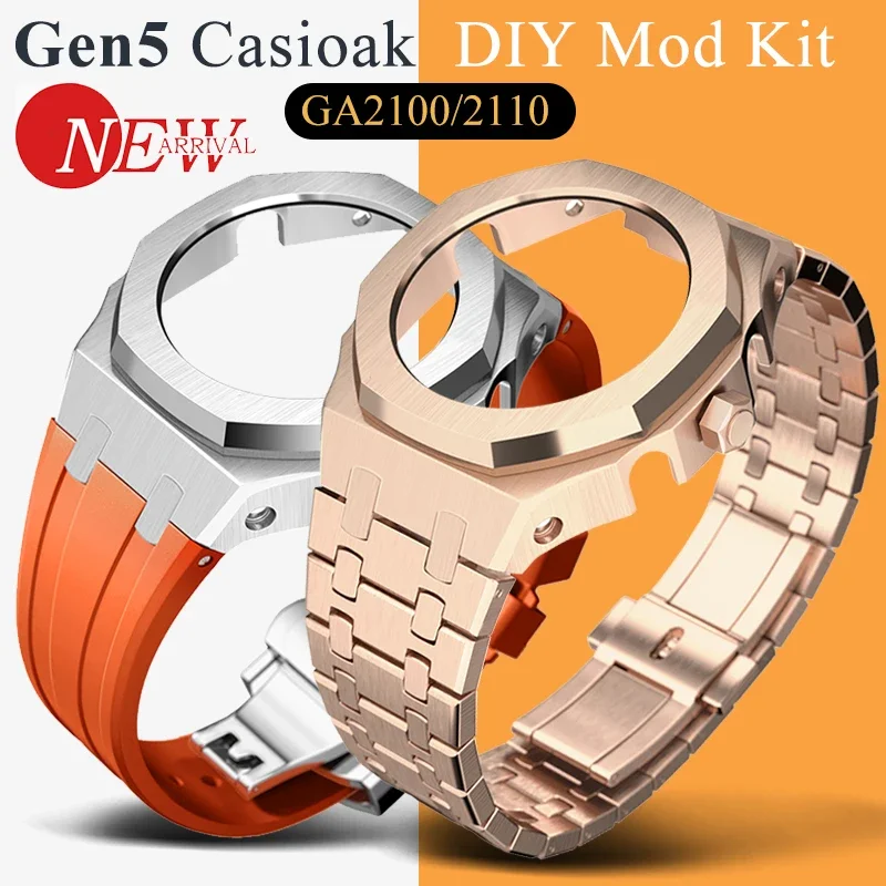 Metal-Bezel-Mod-Kit-para-G-Shock-Modifica-o-Casioak-4-Gera-o-de ...