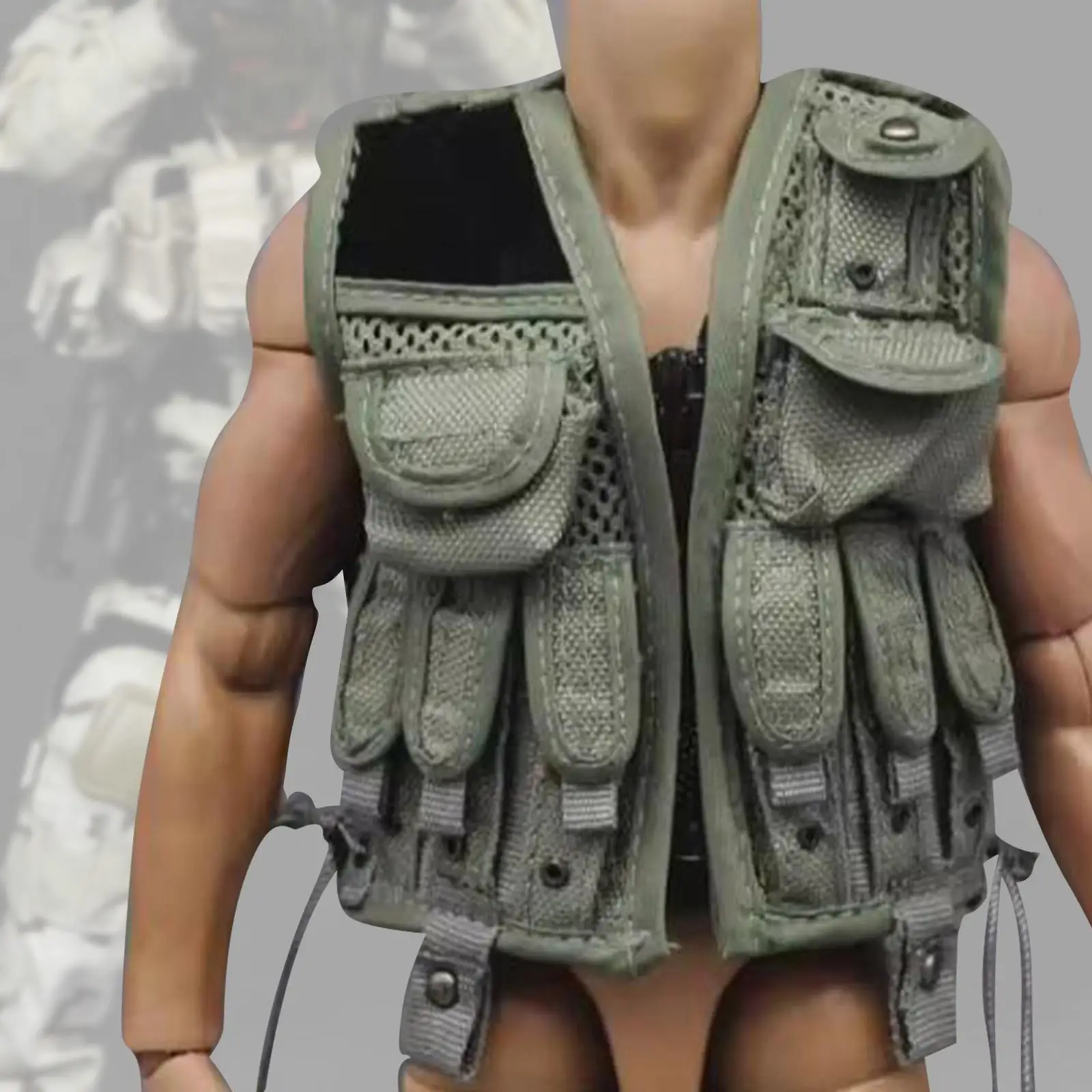 1-6-Doll-Figure-Jungle-Vest-Model-Outdoor-Vest-Protective-for-12inch ...