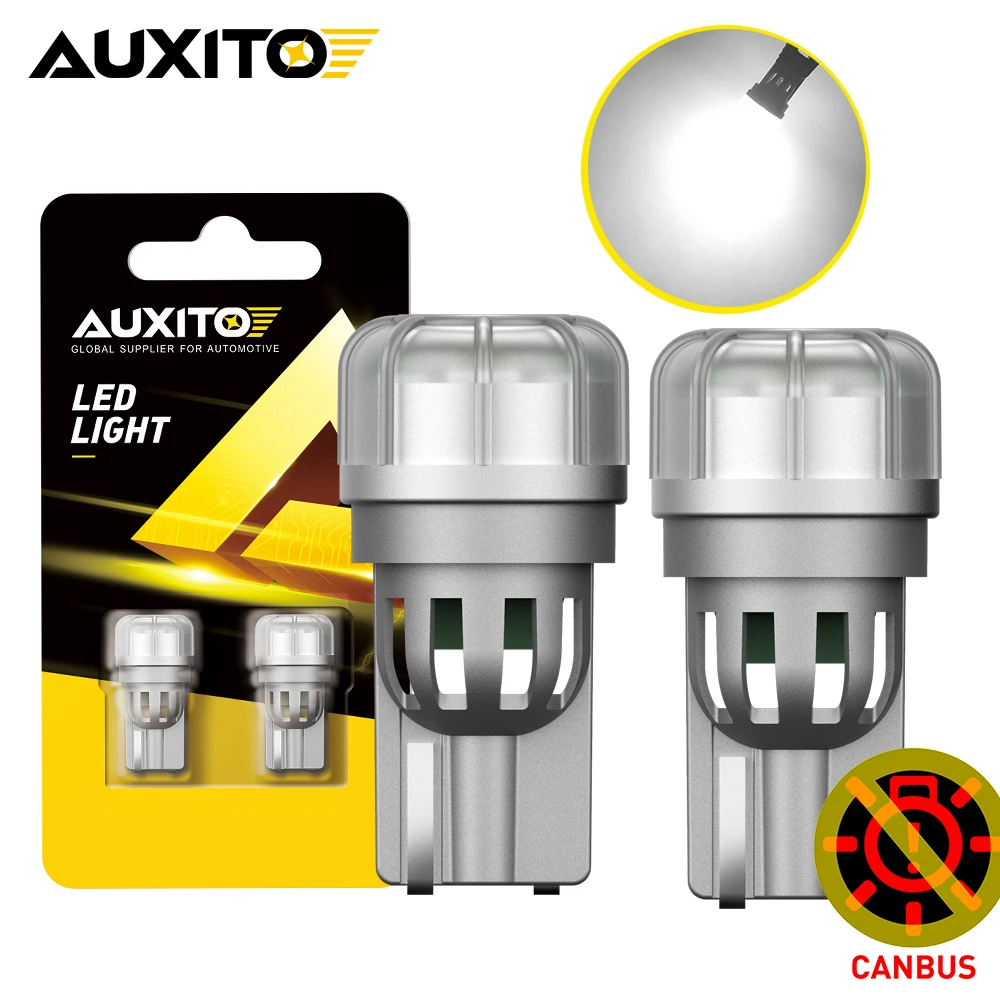 AUXITO-2Pcs-LED-T10-W5W-Car-Interior-Light-Canbus-194-501-2825-168-Led ...
