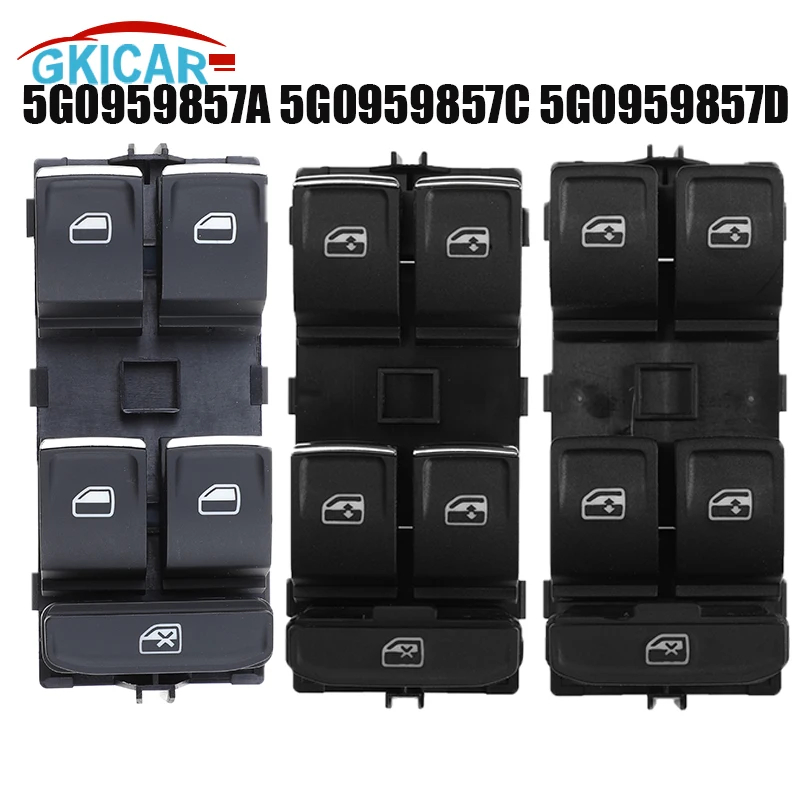 5G0959857A-5G0959857C-5G0959857D-8-Pins-Power-Master-Window-Switch-For ...