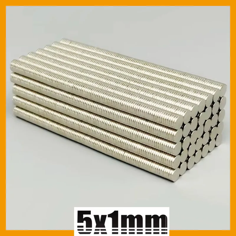 50-5000pcs 5x1mm Magnet Mini Small Round Thin for Office Whiteboard ...