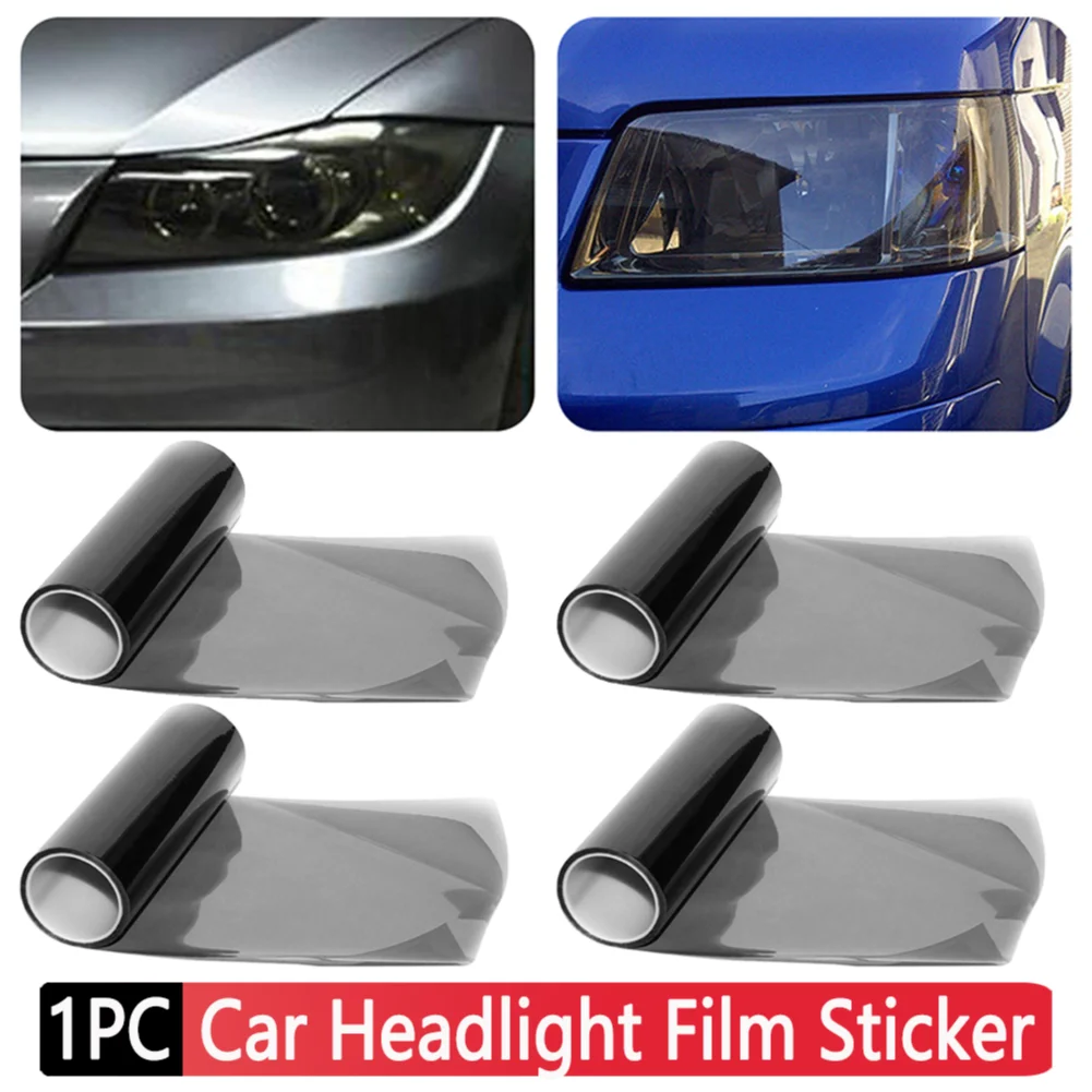 Light-Black-Smoke-Tint-Film-Vinyl-Sticker-30-X150cm-Headlight-Taillight ...