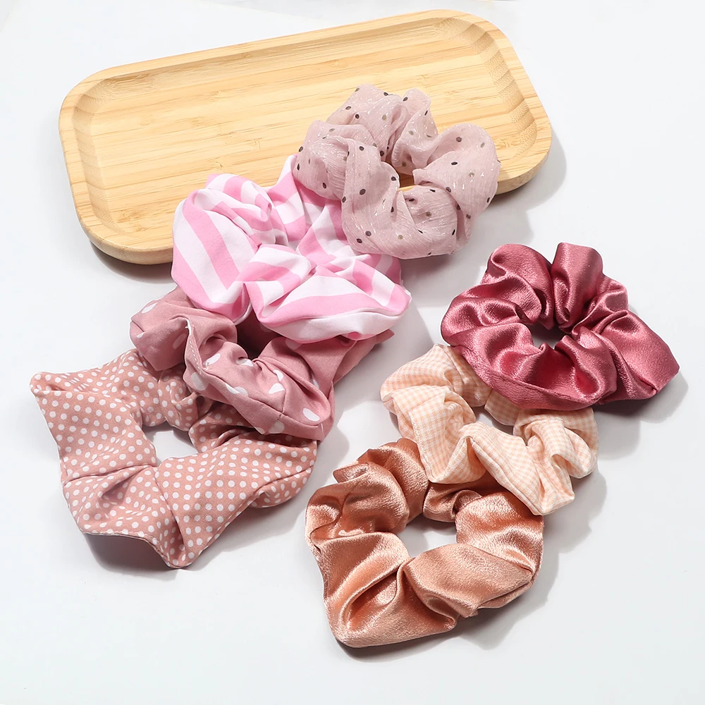 Diadema-el-stica-para-mujer-gomas-para-el-pelo-color-rosa-y-rojo ...