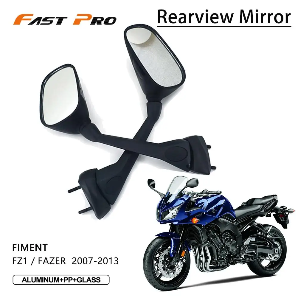 Motorcycle-Side-Rearview-Rear-view-Mirror-For-YAMAHA-FZ1-FAZER-2007 ...