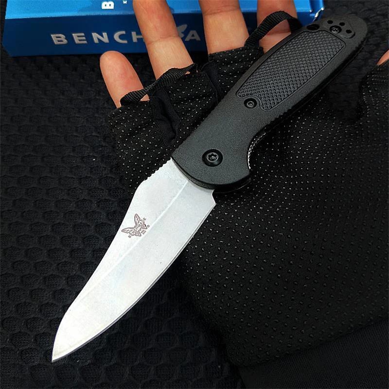 Outdoor Benchmade 555 Folding Knife 440C Sharp Blade Camping Portable ...