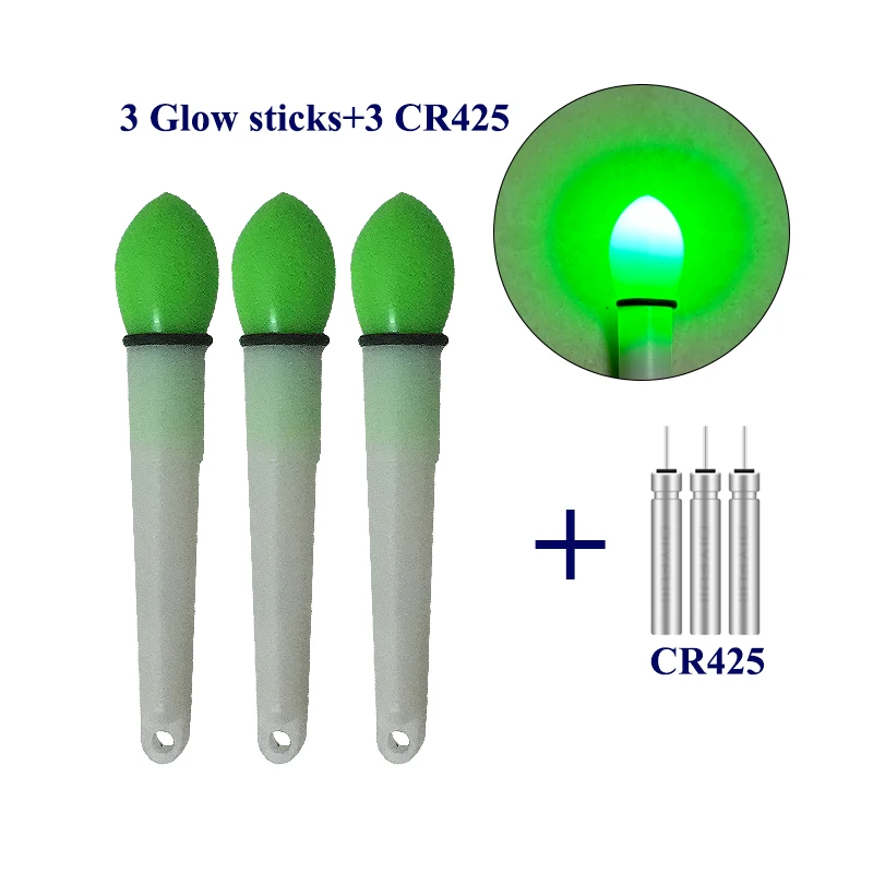 3PCS-Electric-Fishing-Light-Glow-Stick-3-CR425-Luminous-Glow-Stick-Sea ...