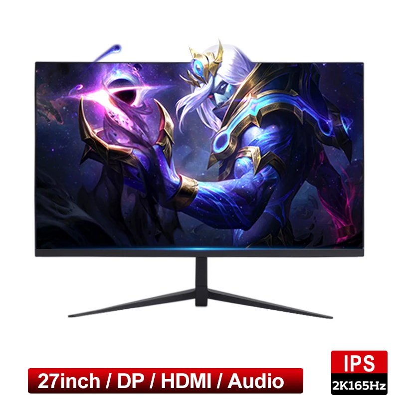 27 Inch Pc Monitor 165hz Ips Wled Display Hd Desktop Gaming Gamer ...
