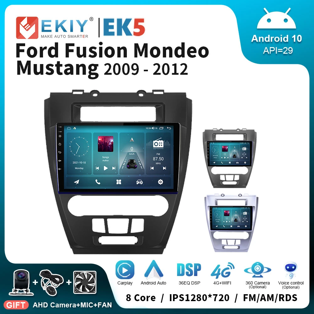EKIY-EK5-Android-Stereo-Car-Radio-For-Ford-Fusion-Mondeo-Mustang-2009 ...