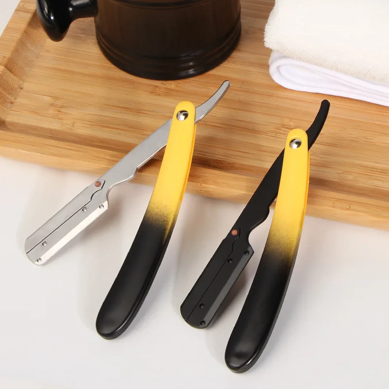 Straight-Edged-Shaver-SHAVER-RAZOR-Stainless-Steel-Blade-Gradient ...