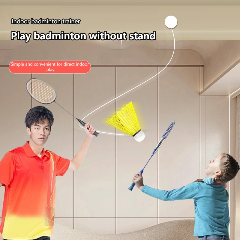 1Set-Badminton-Individual-Trainer-Automatic-Rebound-Line-Indoor ...