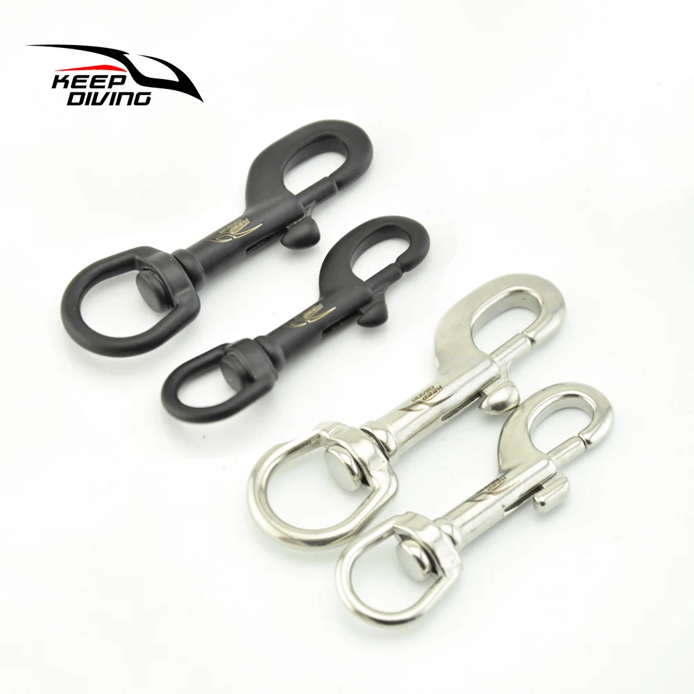 75/90MM 316 Stainless Steel Bolt Snap Hook Clip Diving Hook BCD ...