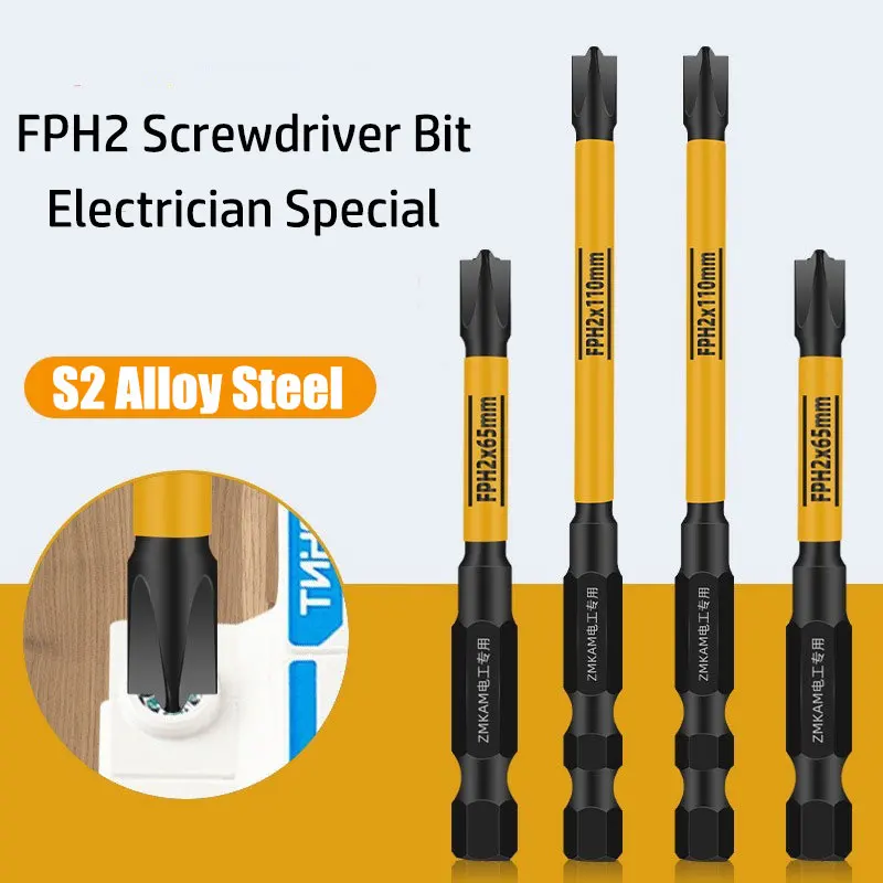 FPH2-Cross-Magnetic-Screwdriver-Bit-65-110-150mm-Electric-Impact-Driver ...