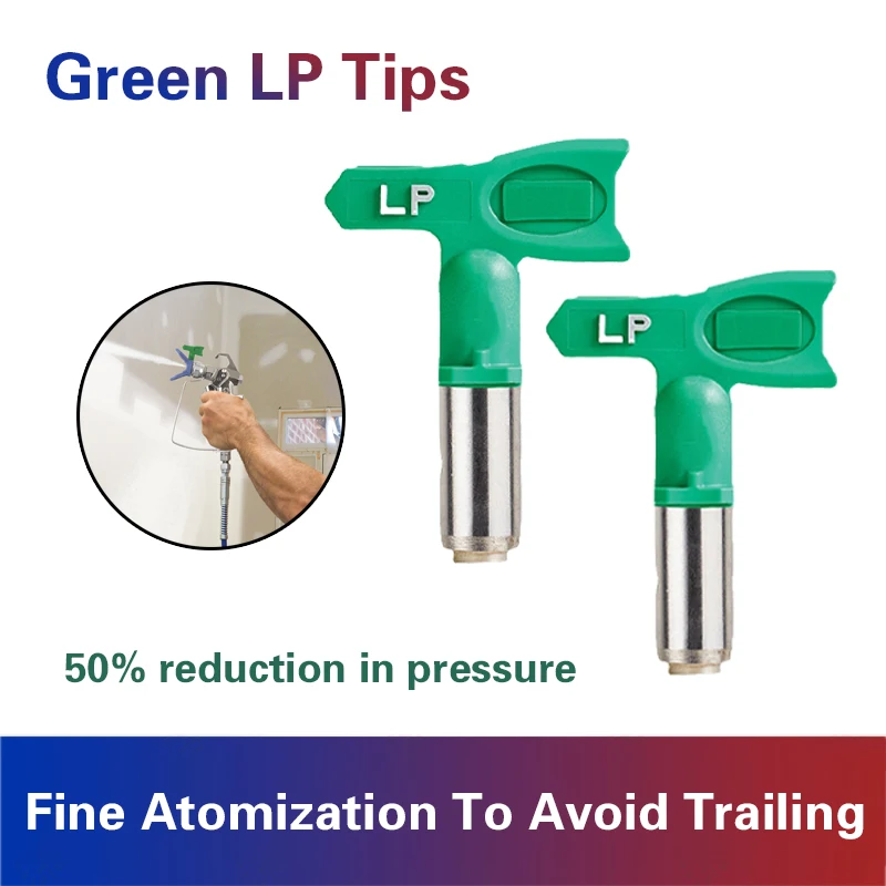 1-5 Series With 7/8 Nozzle Guard Sprayer Gun Airless Tips LP Nozzle For ...
