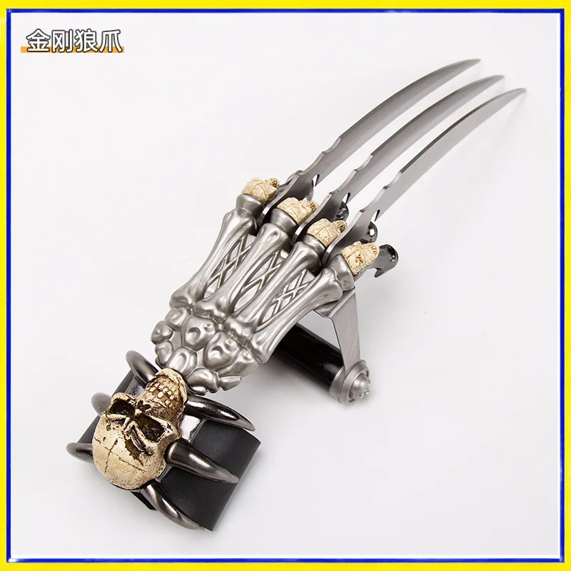 Wolverine Claws X-Men Cosplay Prop Skeleton Hand Claw Costume Accessory ...