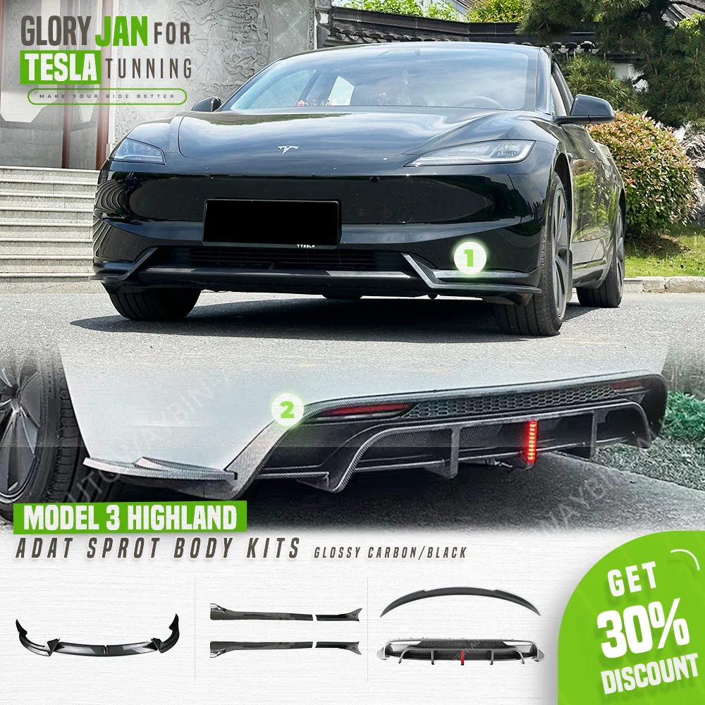 Model-3-Highland-2024-Body-Kit-ADAT-Sport-For-Tesla-Model-3-Refresh ...