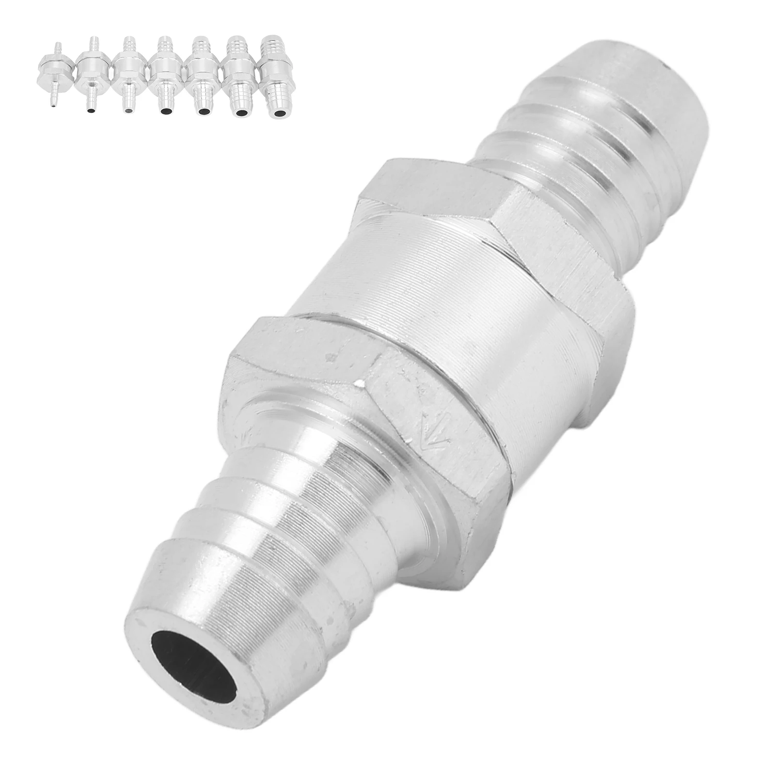 One Way 4/6/8/10/12/14/16mm Valves Aluminium Alloy Fuel Non Return ...