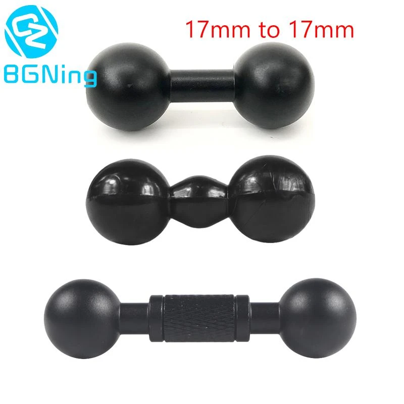 17mm Double Ball Adapter Extension Mount Joint Connecting Bracket Rod ...