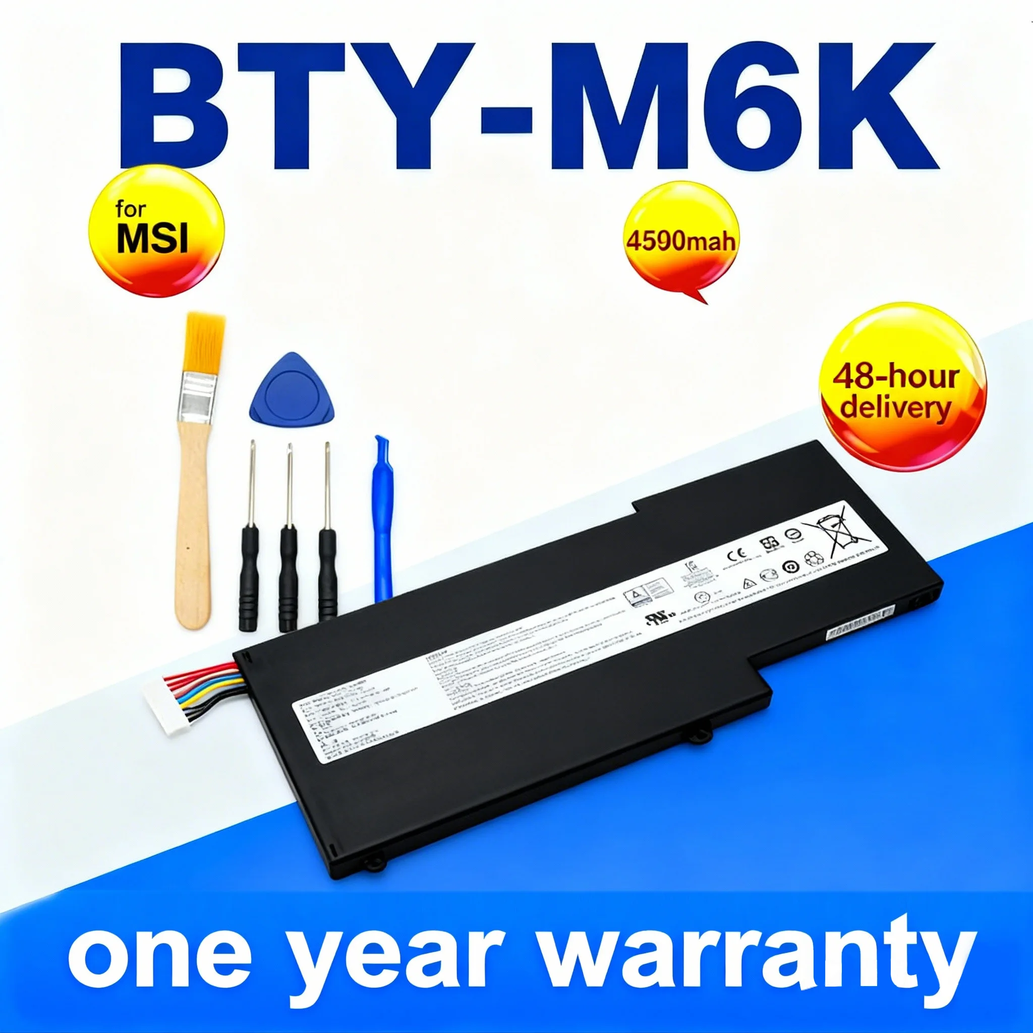 BNN BTY-M6K Factory Direct Sale 4500mAh GF63/GF65/GF75 Laptop Battery ...
