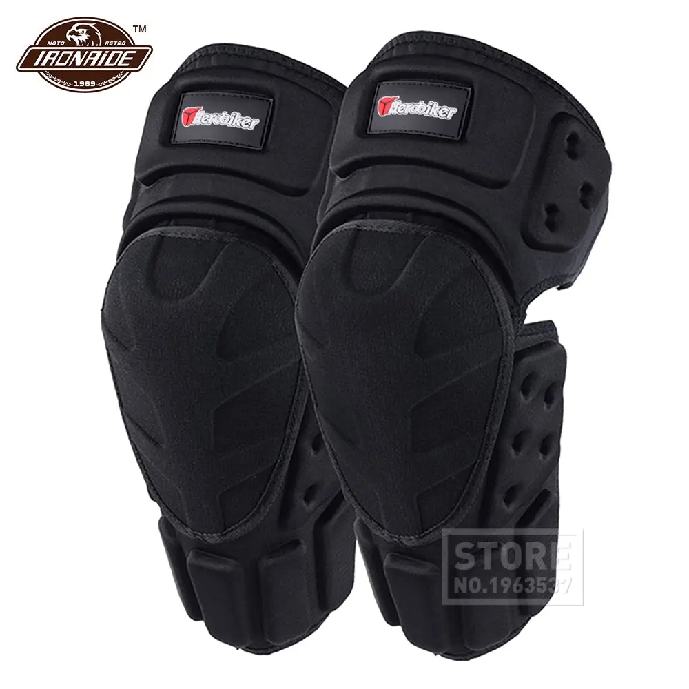 HEROBIKER-Motorcycle-Knee-Pads-Joelheira-Motocross-Knee-Protector-Guard ...