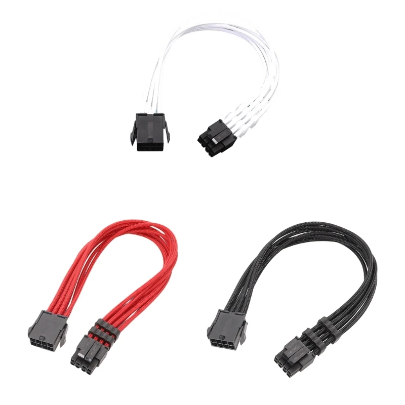 CPU 8 Pin Female to 8 Pin Male Power Supply Cord CPU Converter ...
