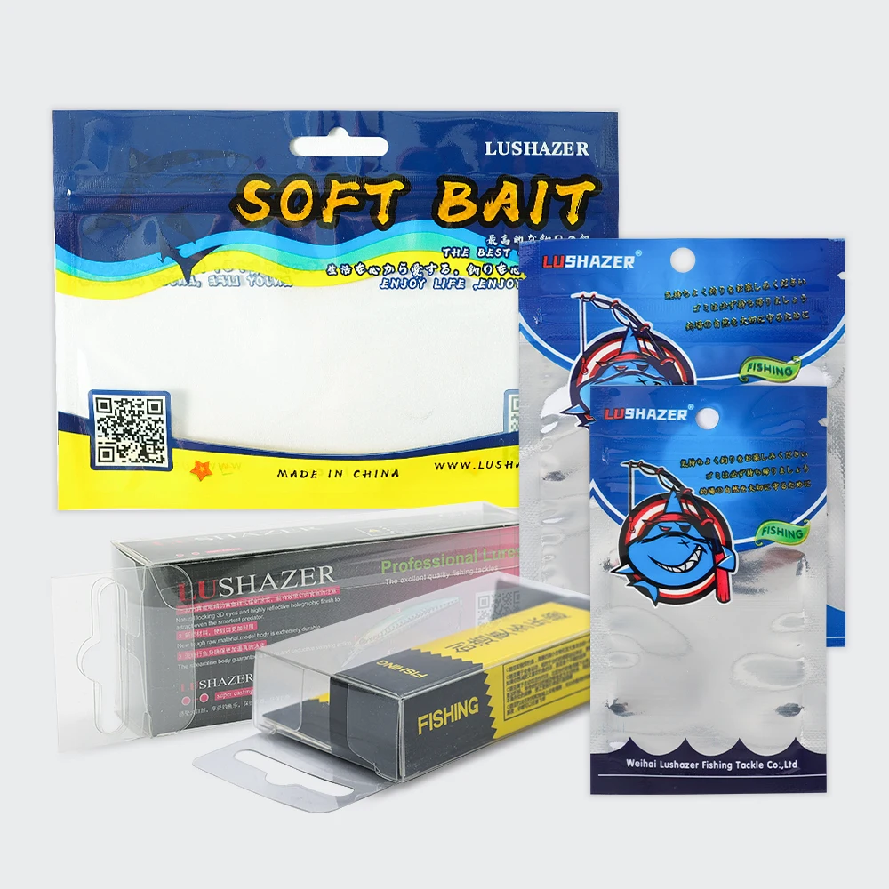 LUSHAZER-Fishing-Lures-Bag-Ziplock-Self-Seal-Zipper-Plastic-Retail ...