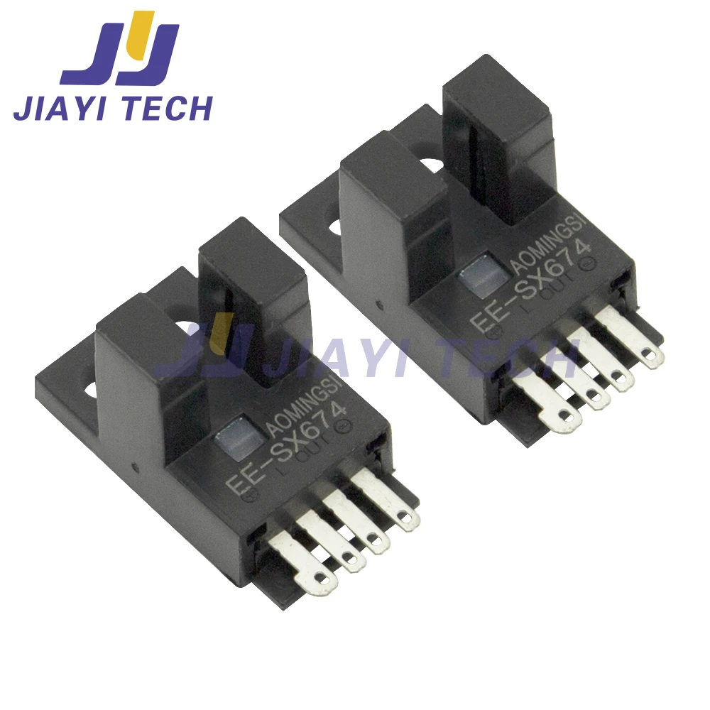 2PCS-AOMINGSI-EE-SX674-Aumins-U-groove-L-Type-Inductive-Switch-Photoelectric-Sensor-EE-SX674 ...