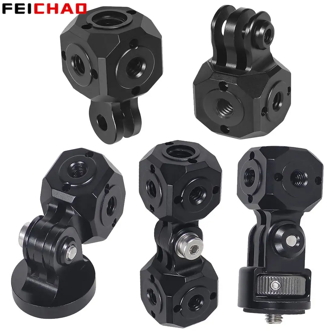 Versatile-Mini-Magic-Cube-Tripod-Base-Mount-Converter-1-4-3-8-Holes ...