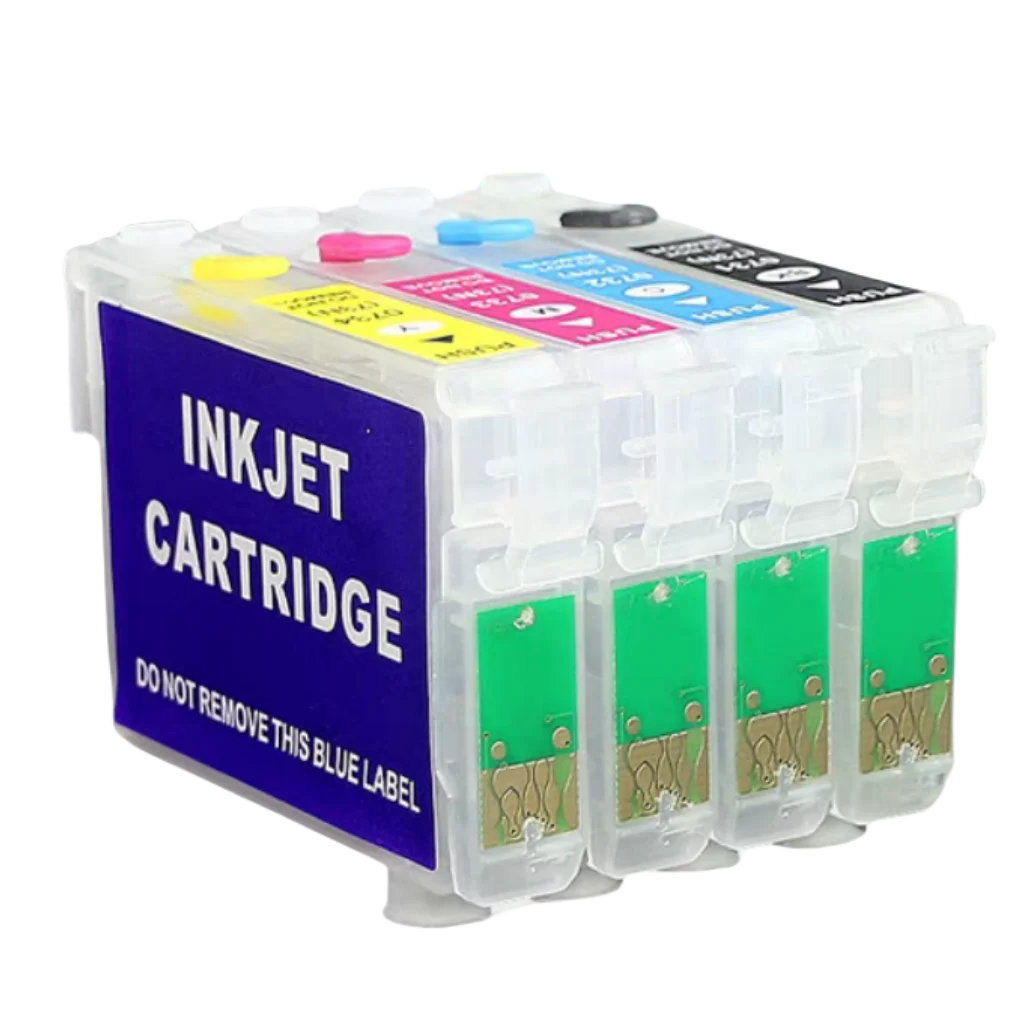 T1281 T1282 T1283 T1284 Refillable Ink Cartridge for Epson S22 SX125 ...