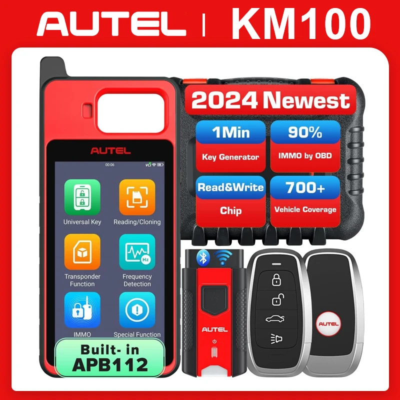 Autel-MaxiIM-KM100-Key-Fob-Programming-Immobilizer-Tool-2PCS-Autel-IKEY ...
