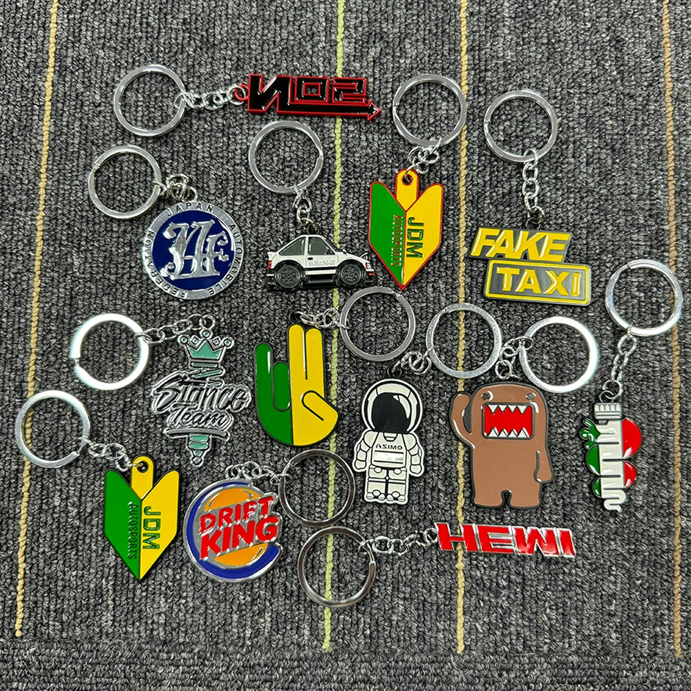 New-3D-Logo-Metal-Keychain-JDM-Culture-Car-Auto-Parts-Key-Chain-for ...