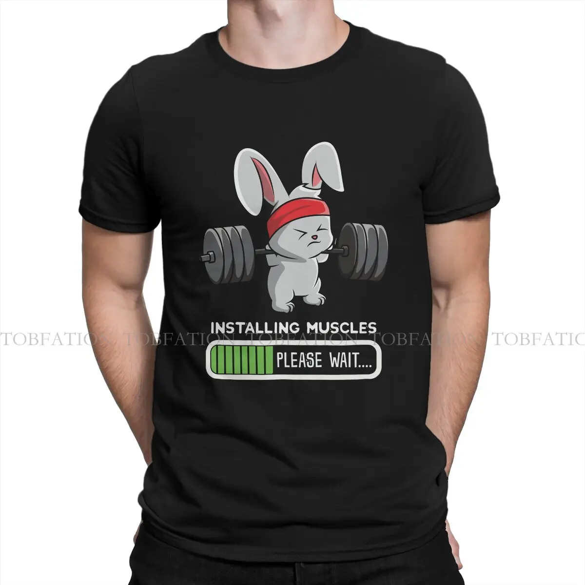 Buns-Of-Steel-Bunny-Fitness-Gym-Workout-Installing-Muscles-Tshirt ...