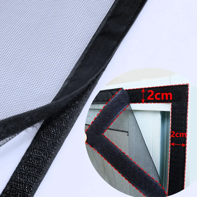 Mosquito Net for Window Custom Size Indoor Anti Mesh Kitchen black ...