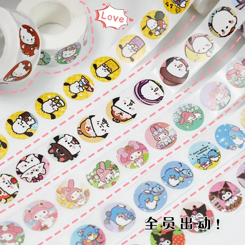 New-500PCS-Sanrio-Cartoon-Roll-Stick-Collection-Student-Cute-DIY ...