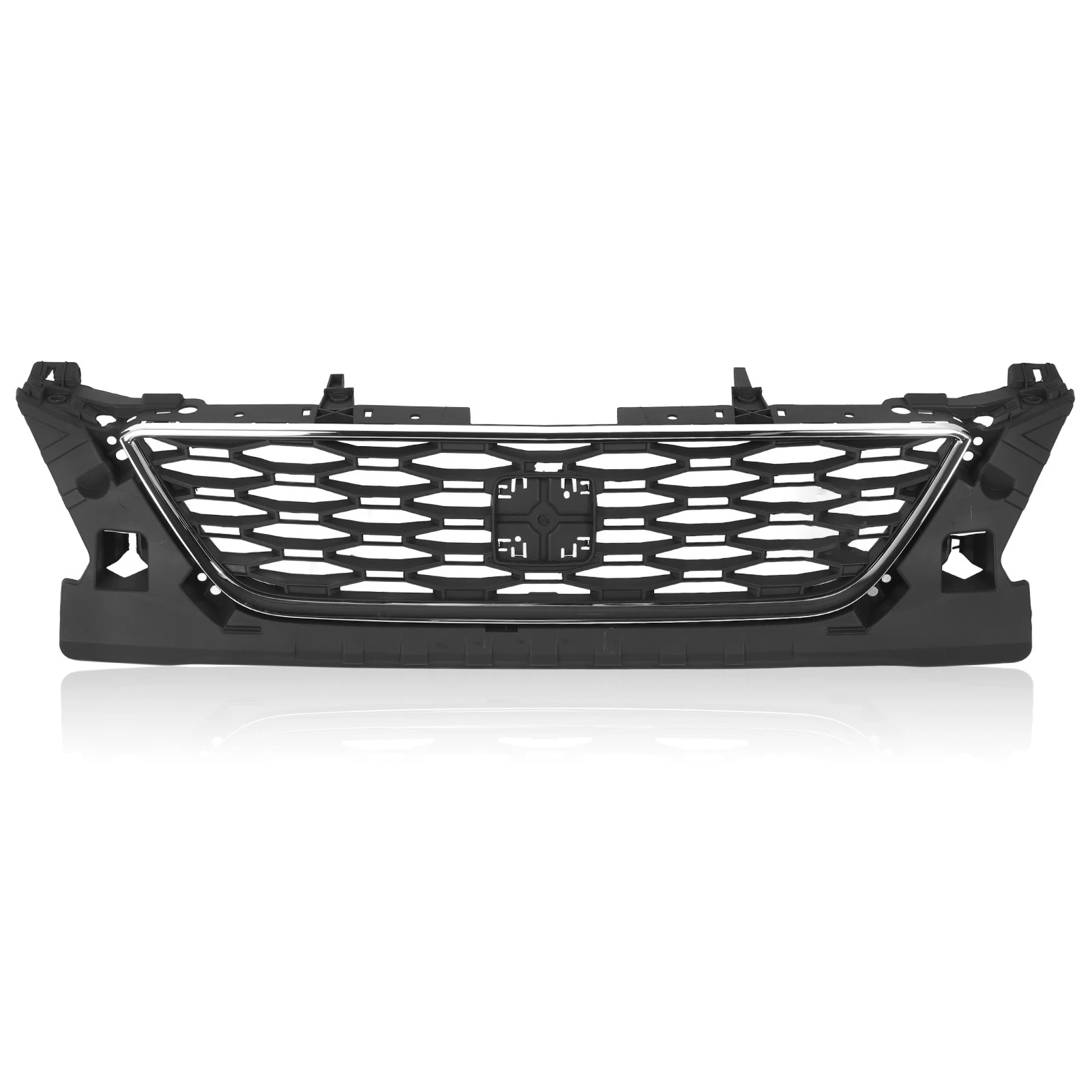 Front Bumper Grille with Chrome Surround 5F0853654D989 Replacement for ...