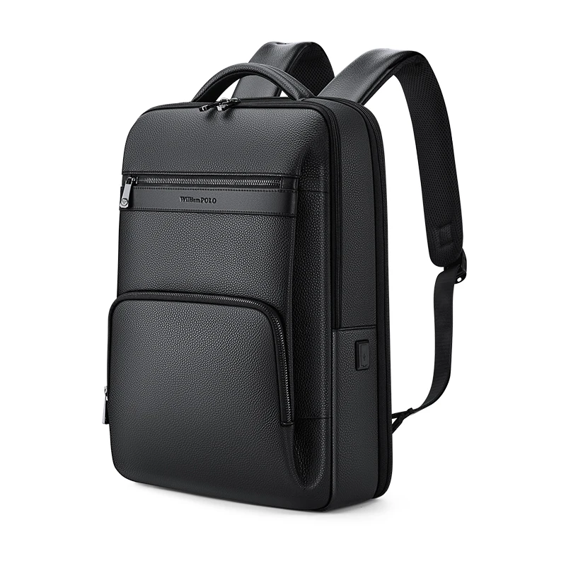 Genuine-leather-computer-backpack-men-s-large-capacity-travel-bag ...