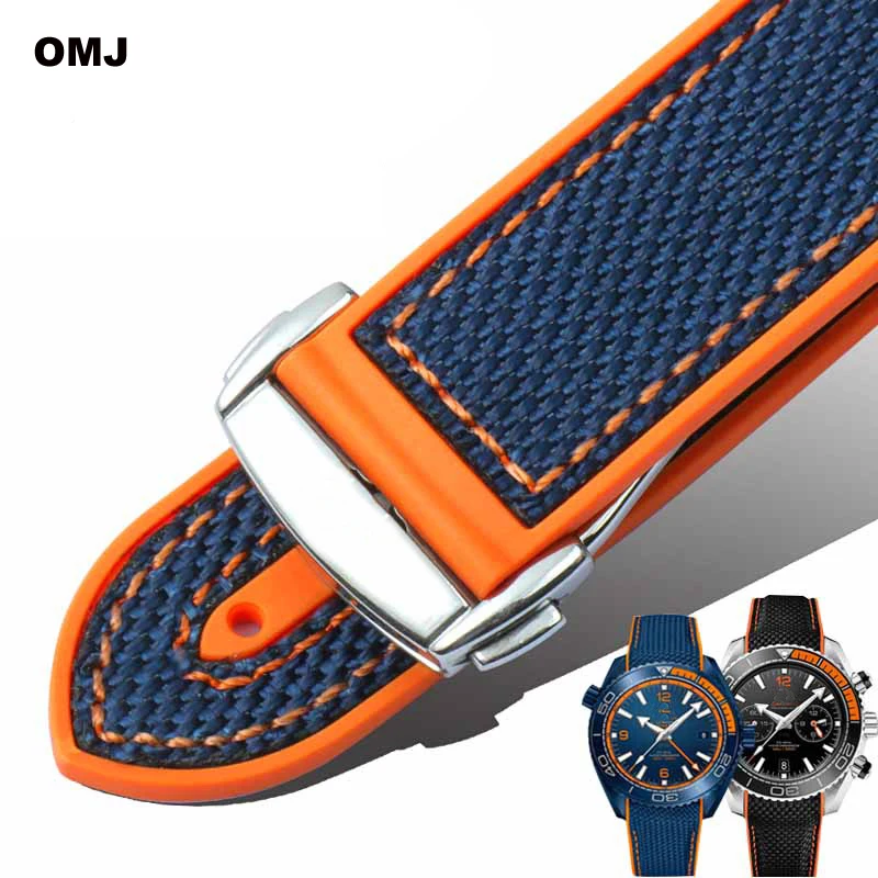 Pulsera de reloj para Omega 300, SEAMASTER 600, PLANET OCEAN, hebilla ...