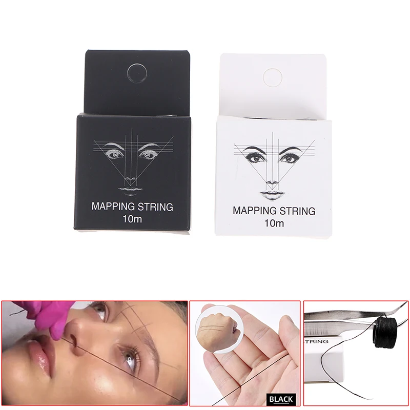 1PC-10m-32-8ft-Pre-Inked-Mapping-String-Microblading-Eyebrow-Marker ...
