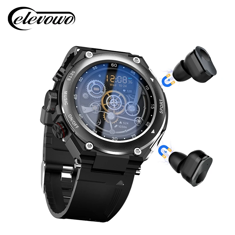 New-T92-Pro-SmartWatch-With-Earbuds-3-in-1-Fitness-Tracker-Bluetooth ...